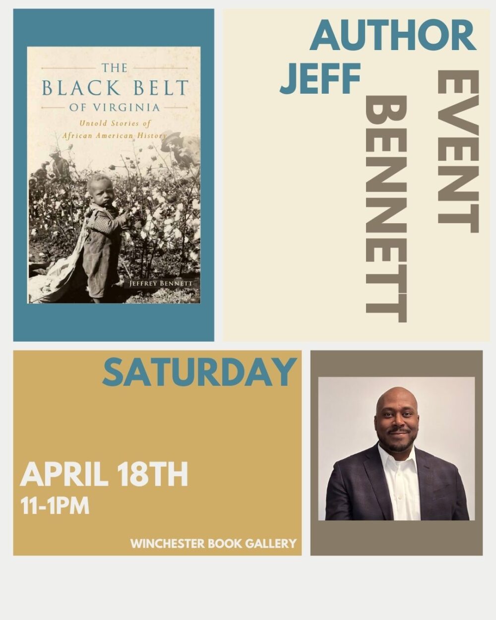 Author Event: Jeff Bennett - The Black Belt of Virginia: Untold Stories ...